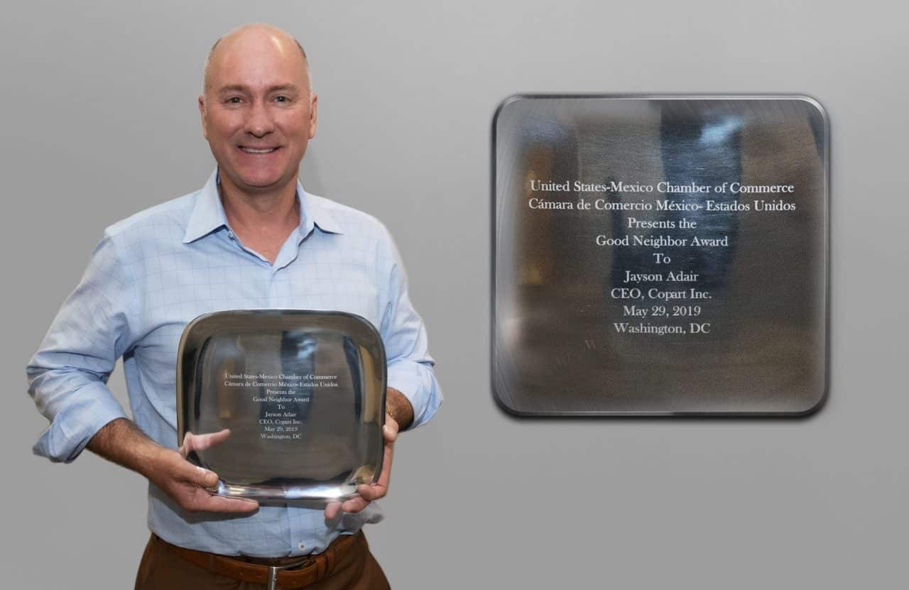 Copart CEO Wins Leadership Award - Online Vehicle Auctions | Copart UK Ltd