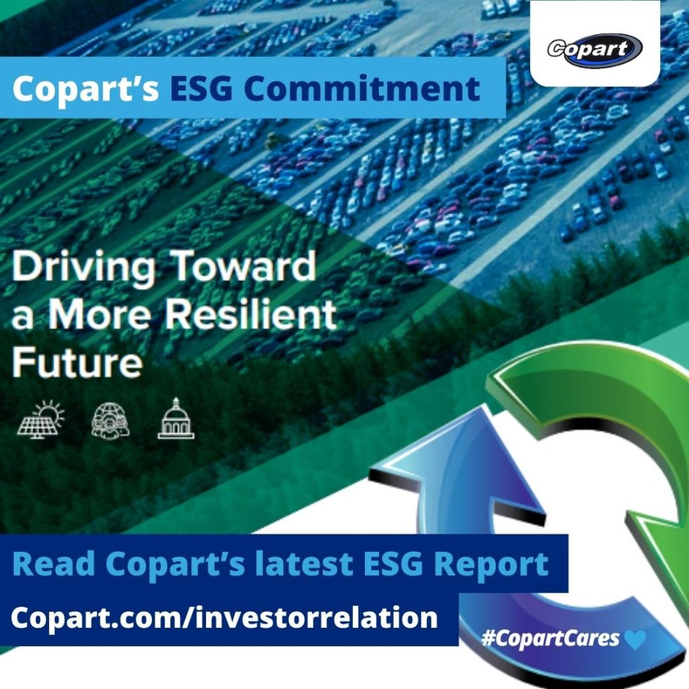 Driving Toward A More Resilient Future - Copart’s ESG Commitment ...